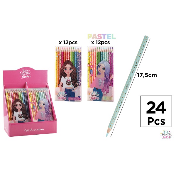 Wholesale BD004 Design Colored Pencils Art Pencil Set 24 Colors ...