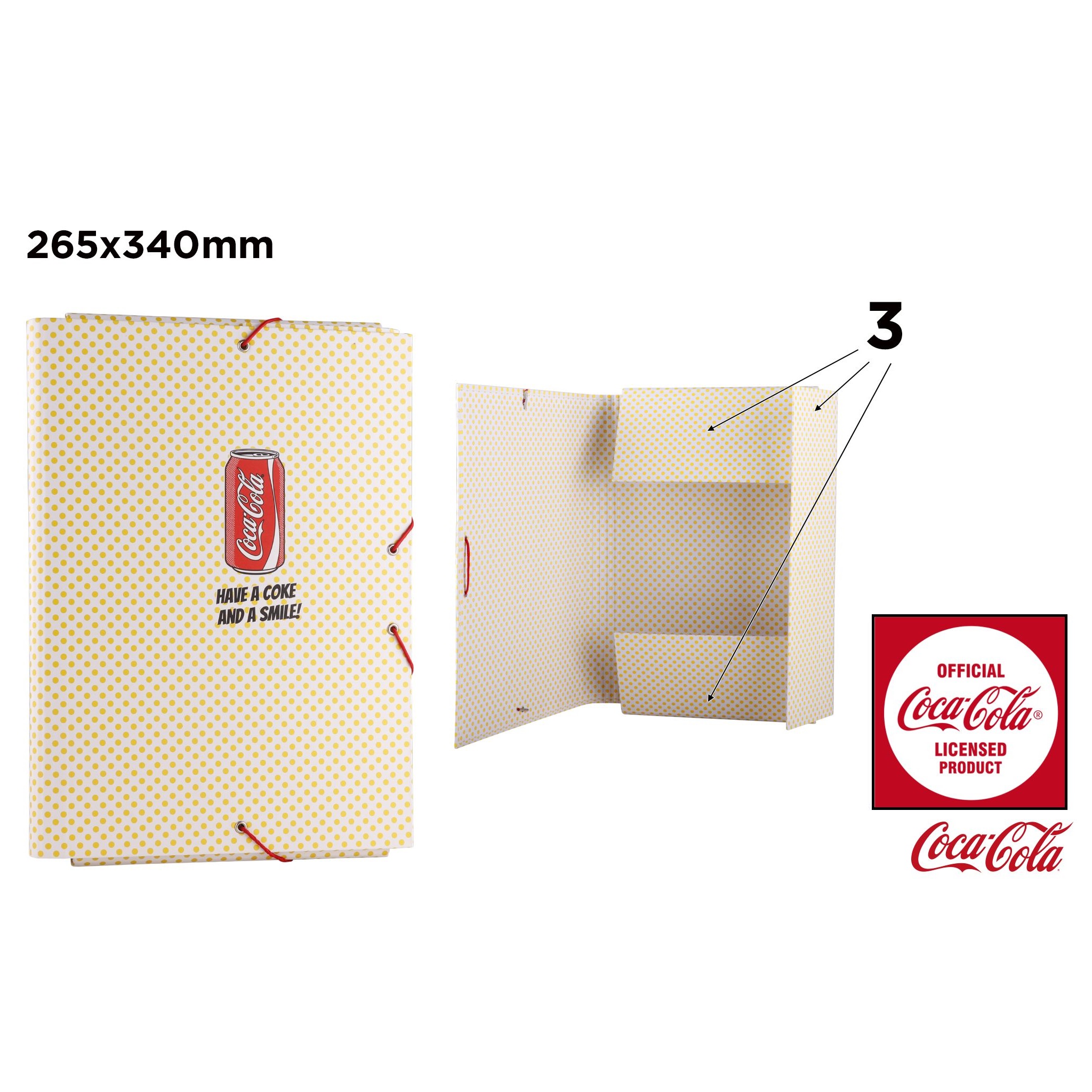 Wholesale CC014 3 Flap Folder Coca-Cola File Box Cardboard Data ...