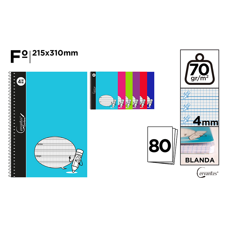 Wholesale Soft Cover Spiral Notebook – 80 Sheets, 70gsm Paper, Guided ...