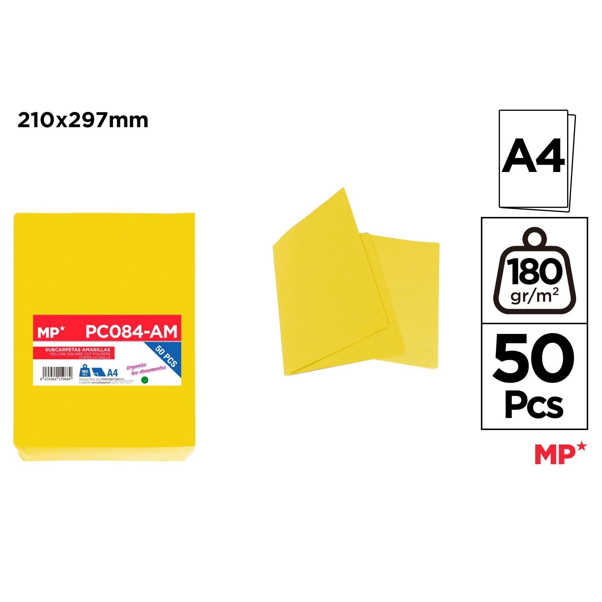 Wholesale Square Cut Folders A4 Paper Document Manilla Report Files ...