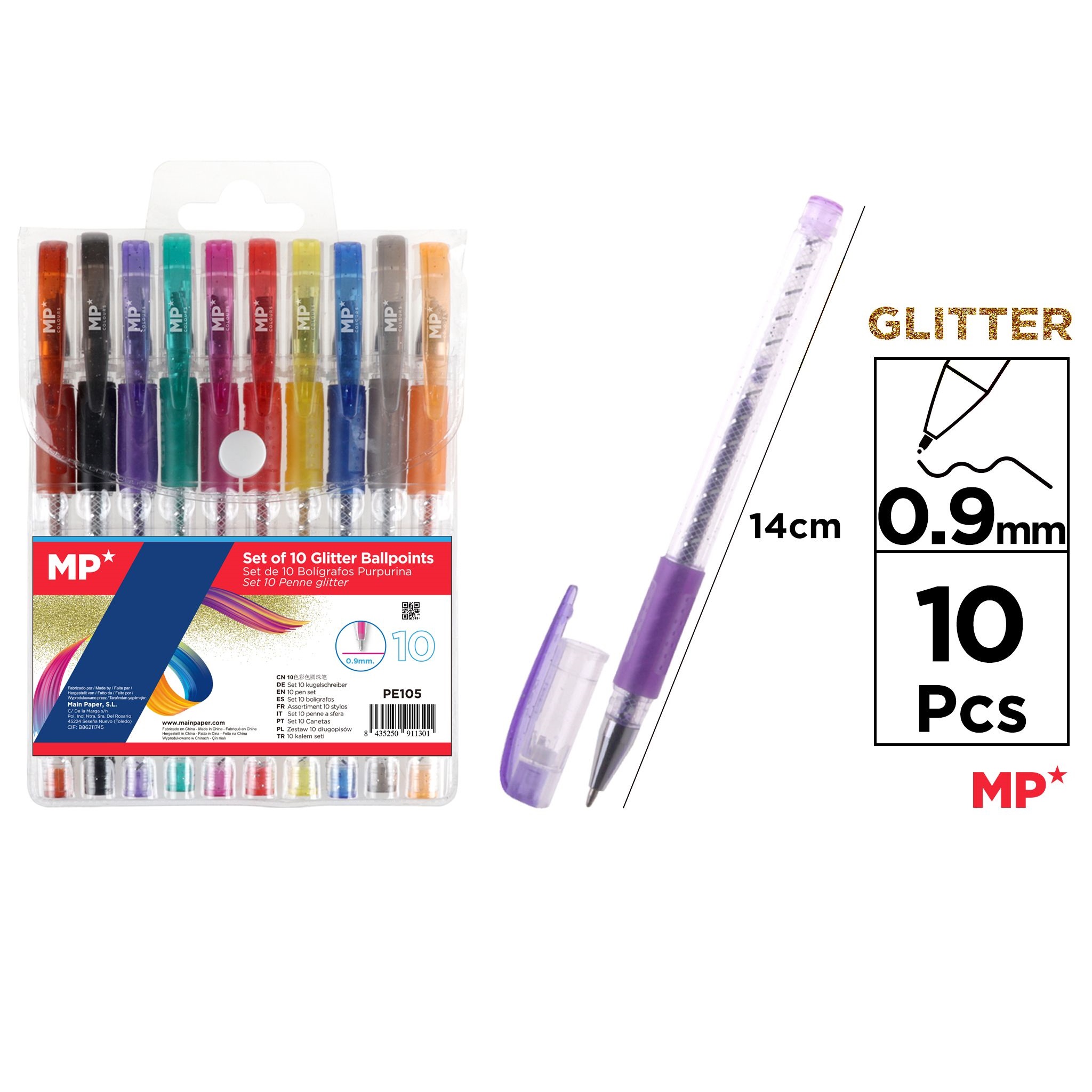 Wholesale PE123/124/105 Colorful Ballpoint Pens Plastic Ballpoint Pen ...