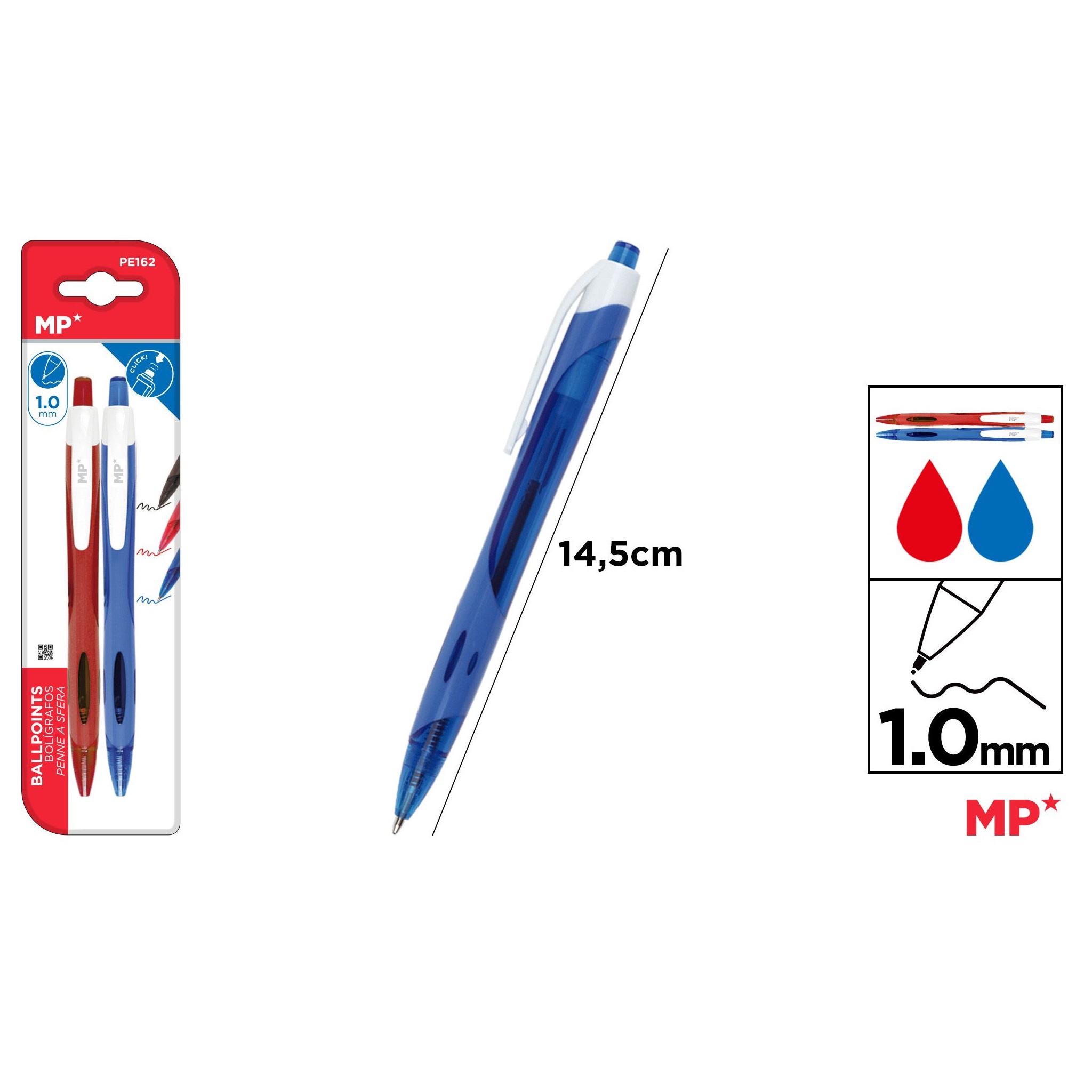 Wholesale PE162/PE232 Simple Ballpoint Pen Set Office Ballpoint Pen Set ...