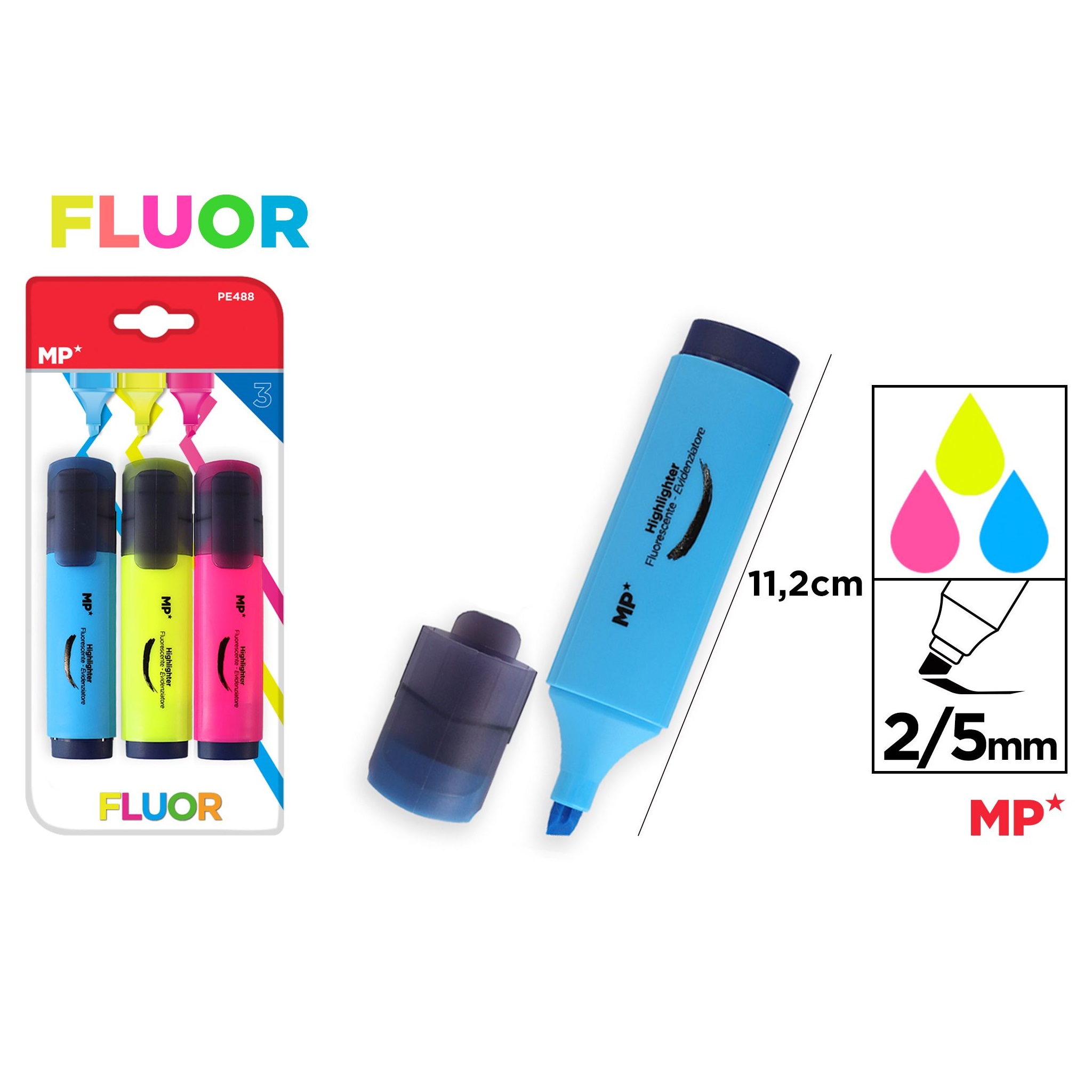 Wholesale Highlighter Marker Flour Highlighter Pastel Highlighter ...