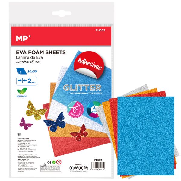 Wholesale PN589 Handmade cardstock non-toxic EVA cardstock with glitter ...