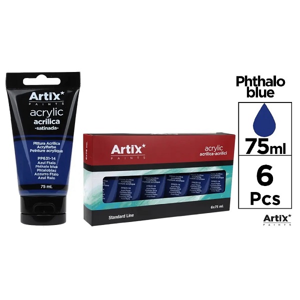 Wholesale PP631-14 Phthalo blue color pigment High-density satin pigment 75ml Manufacturer and ...