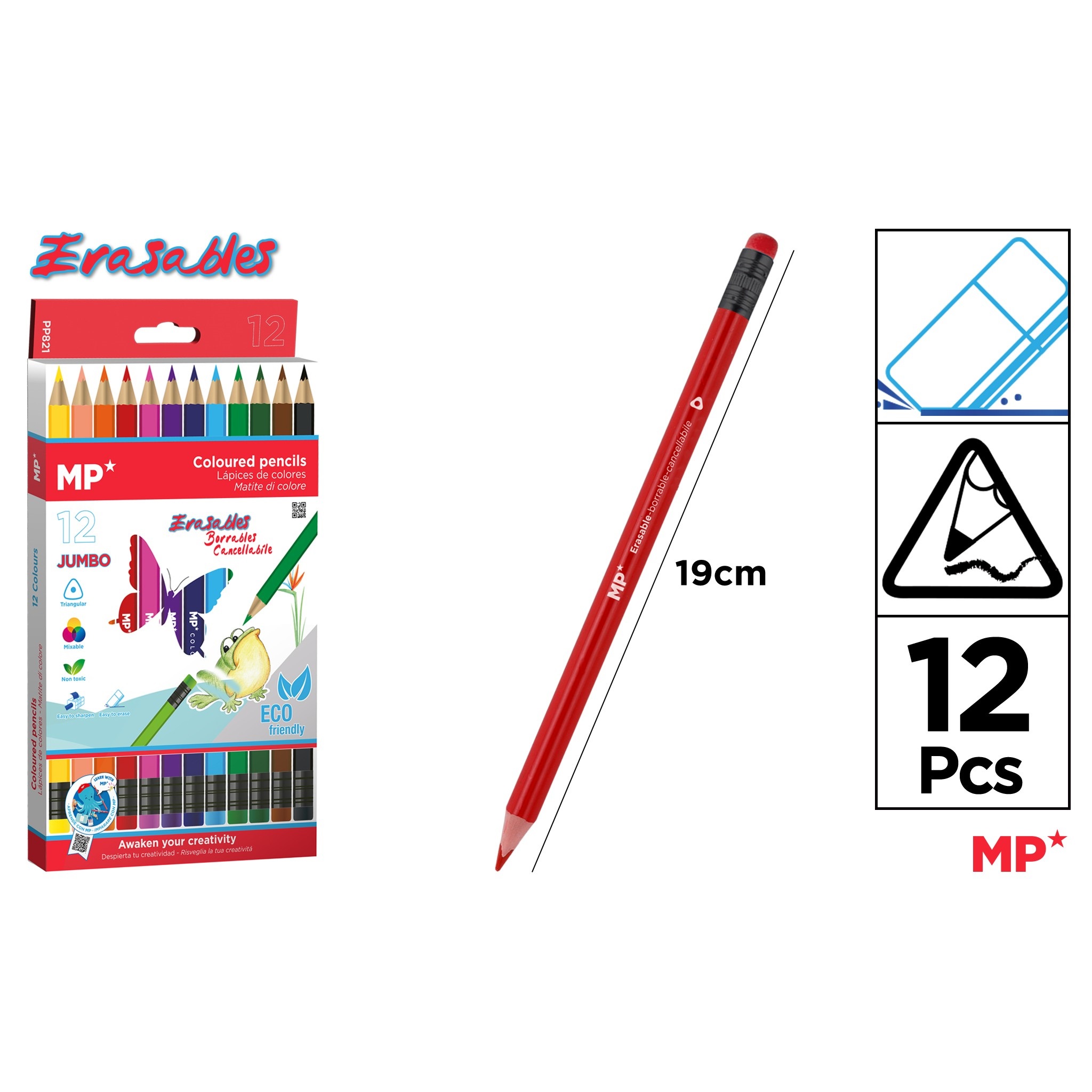 Wholesale Colored Pencil Set with Eraser Wooden colored pencils ...