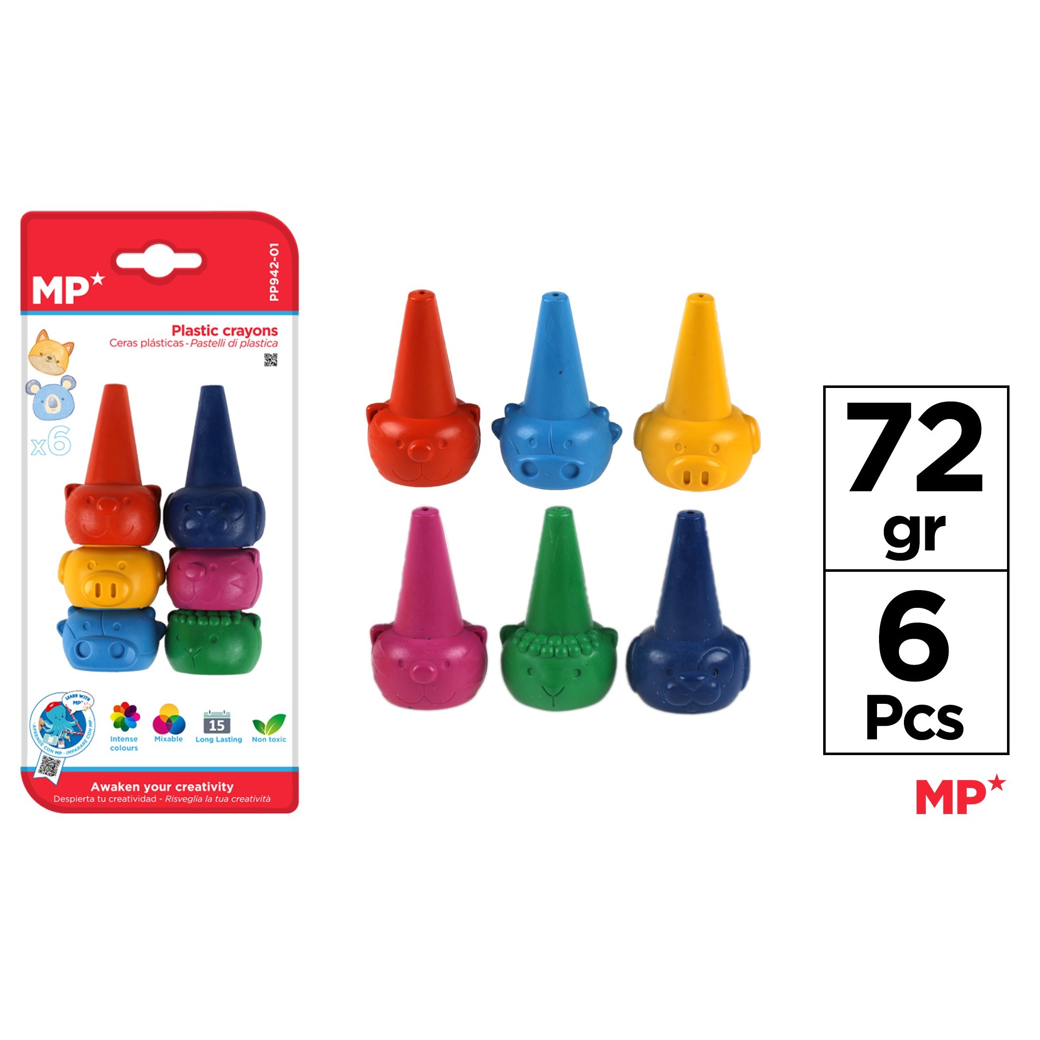 Wholesale Fun Shapes Crayons 3/6 Units Manufacturing Wholesale ...